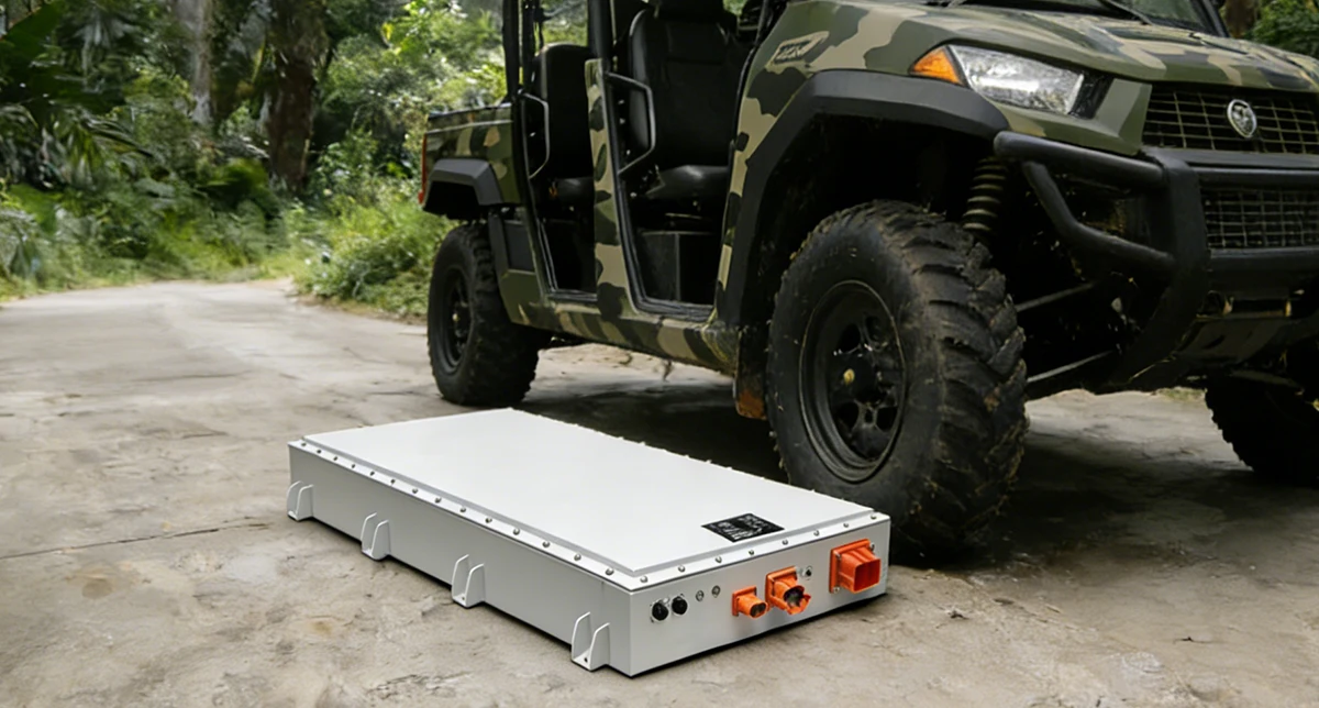 Lithium UTV Battery, Low Profile 96V LIFEPO4 EV Battery Pack